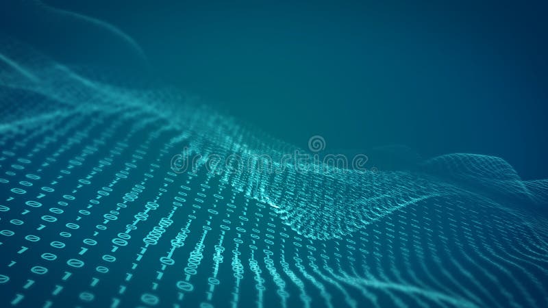 Twinkle Technology Binary Code Wave on Background Stock Illustration ... Twinkle Technology Binary Code Wave on Background Stock Illustration ...