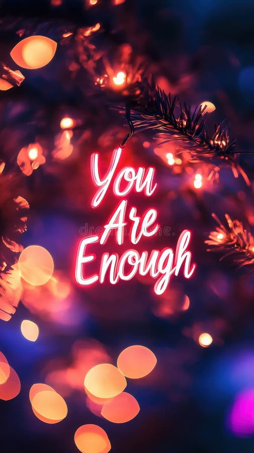 Bright and Colorful Lights Illuminate the Festive Message of Self ...