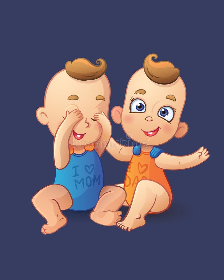 Cartoon Images Of Twins