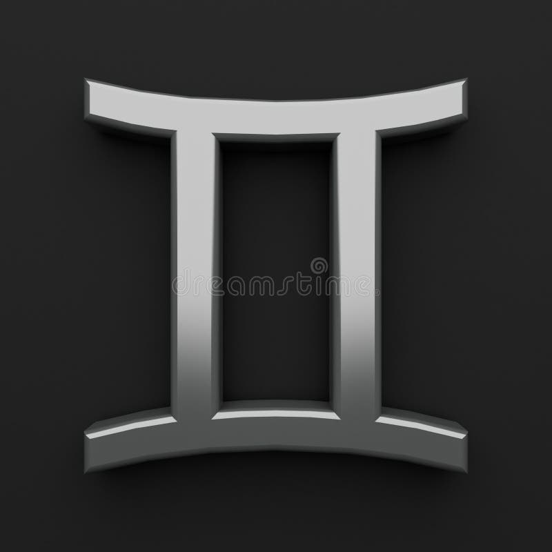 Twins stock illustration. Illustration of rendered, metalic - 42363385