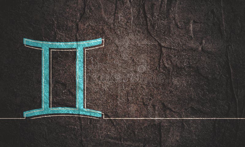 Twins Zodiac Symbol Icon in Thin Line Style Stock Image - Image of ...