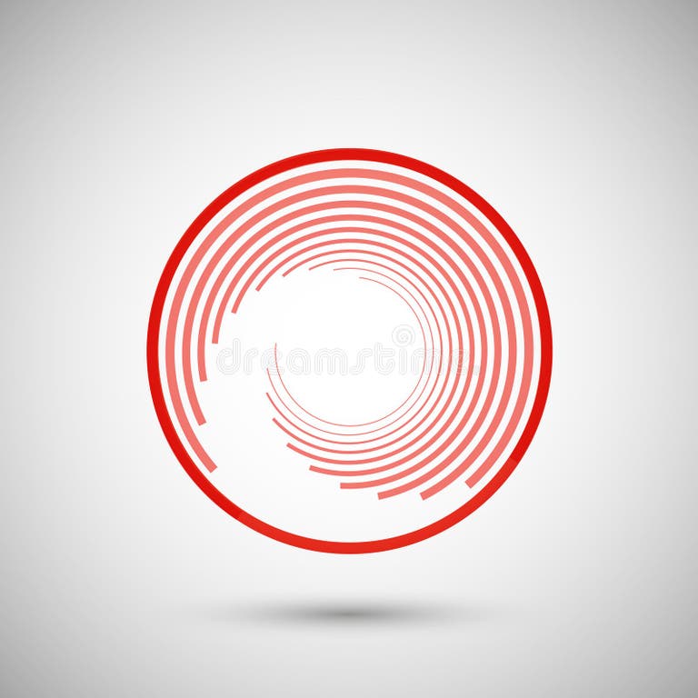 The Twirl Elements of a Simple Design Stock Vector - Illustration of ...