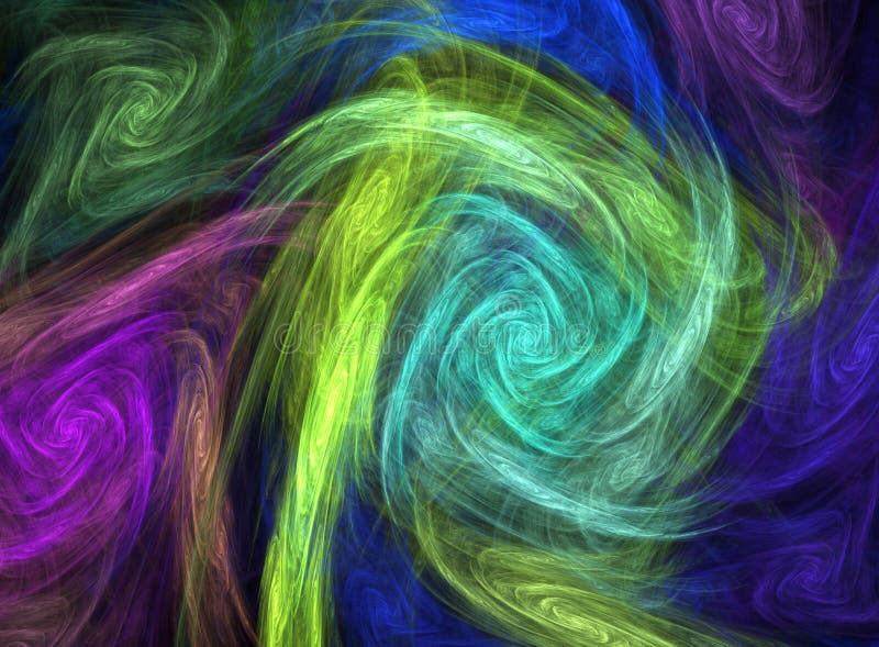 Colorful Twirl Texture. Raster Graphics Stock Illustration ...