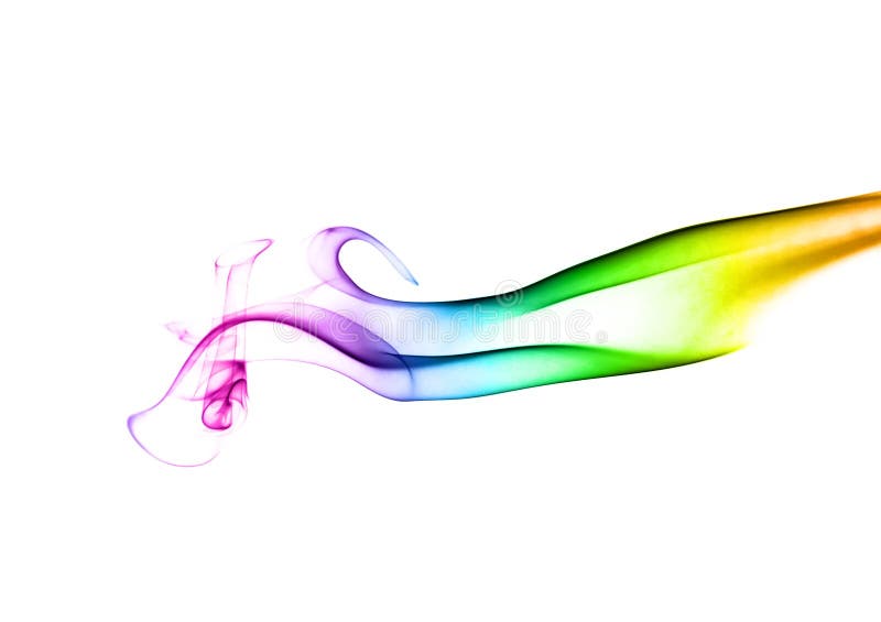 Twirled Colored Smoke Picture. Image: 6502790