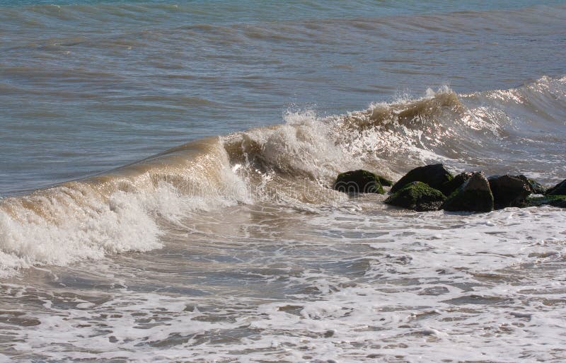 The twirled sea wave stock photo. Image of power, motion - 13079966