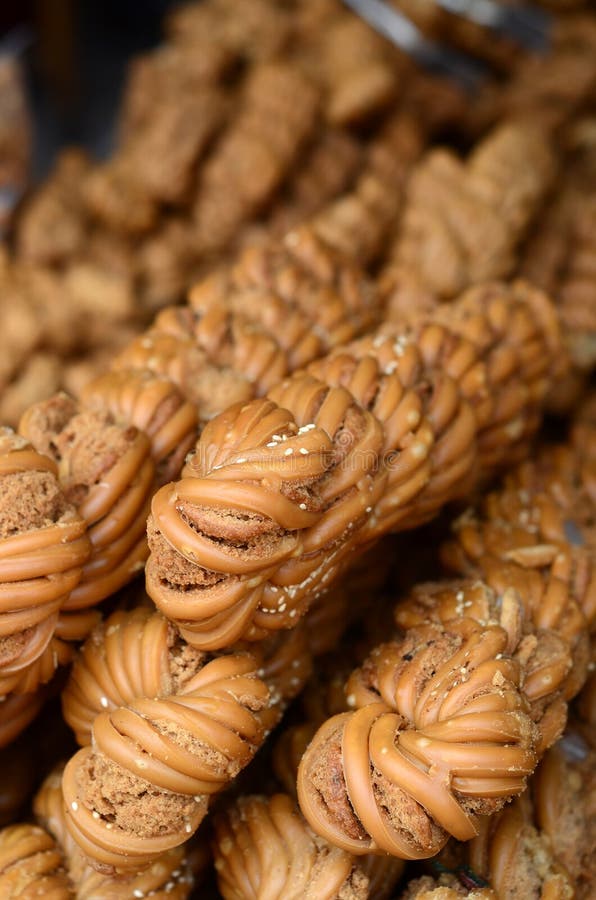Chinese Snack - Fried Dough Twist Stock Photo - Image of chinese ...