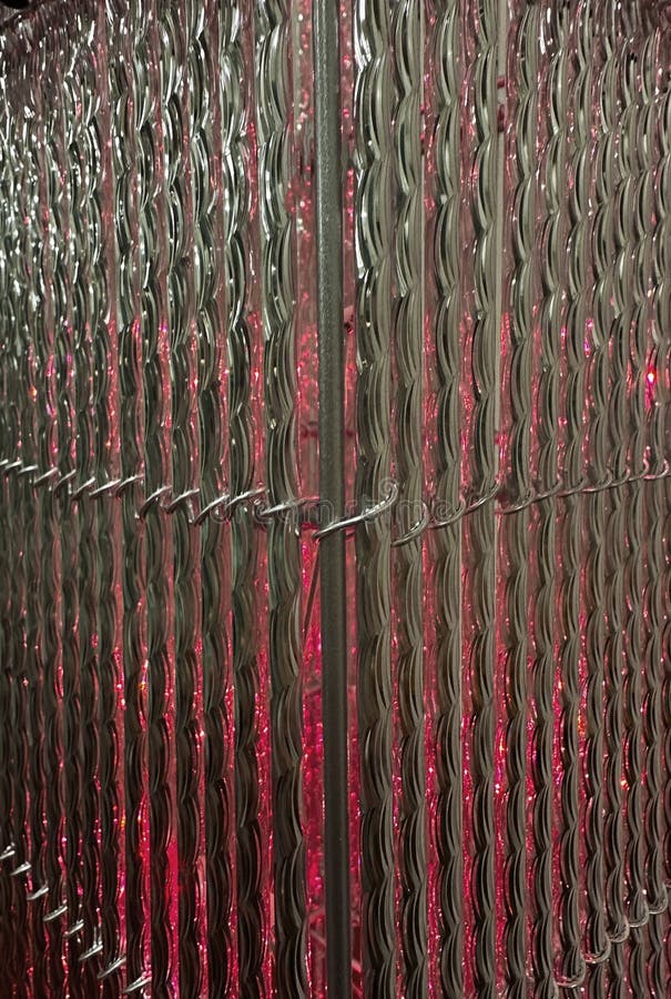 Twist Wire and Make a Cage Shape with Openings To See Red Fire Inside ...