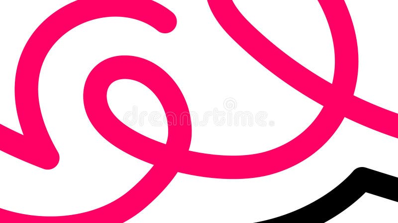 Twisted Abstract Lines on Pink Surface Background Stock Photo - Image ...