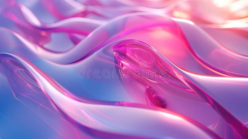 Twisted Abstraction: Modern 3D Illustration Background Design Stock ...