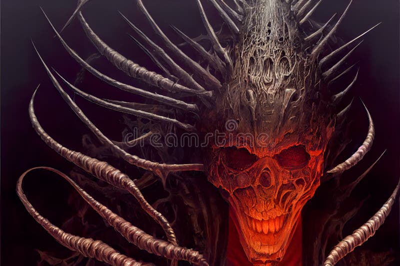 Twisted alien bones stock illustration. Illustration of architecure ...