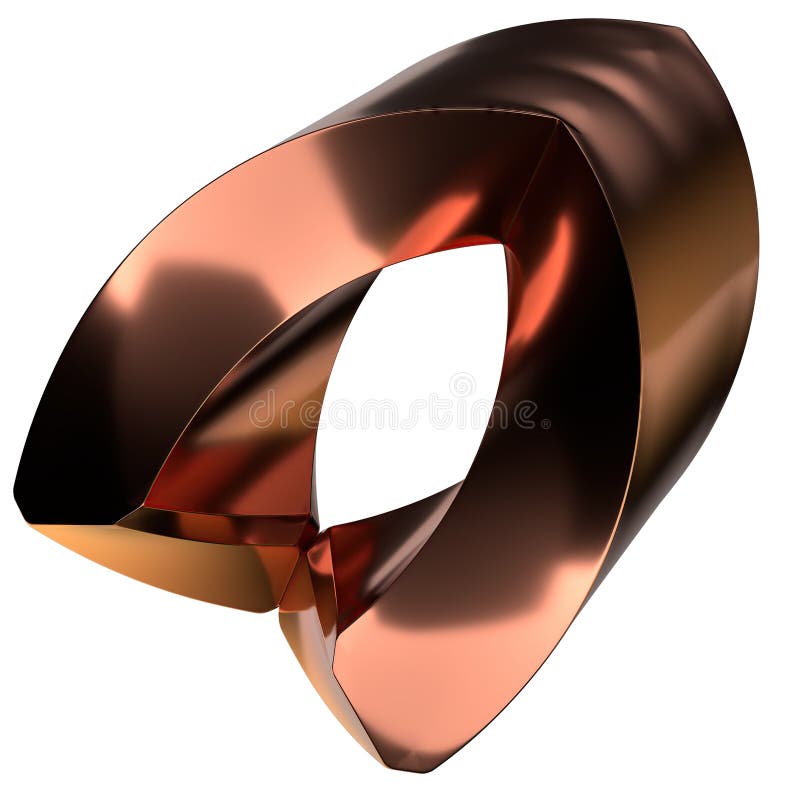 Twisted Arrowhead Metal Object Geometry Design Element Isolated Elegant ...