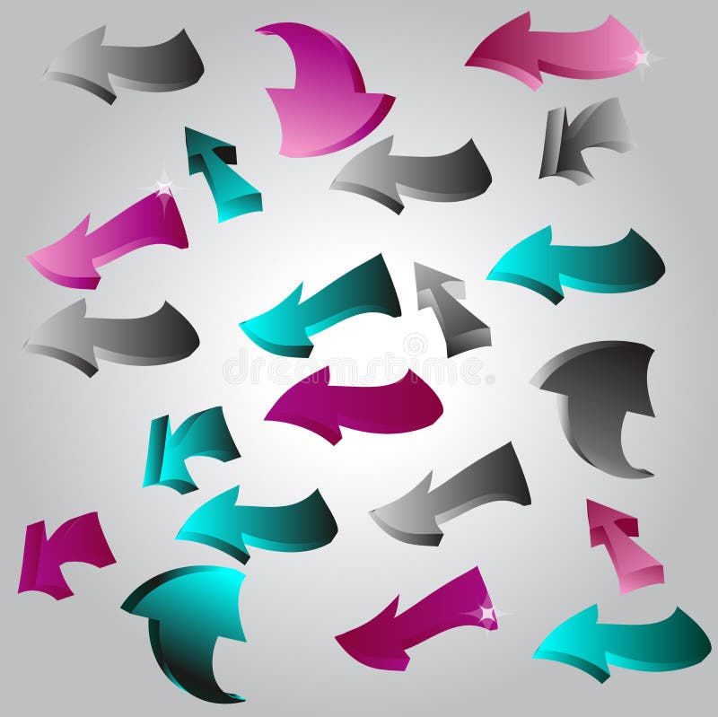 Twisted Arrows Stock Illustrations – 388 Twisted Arrows Stock ...