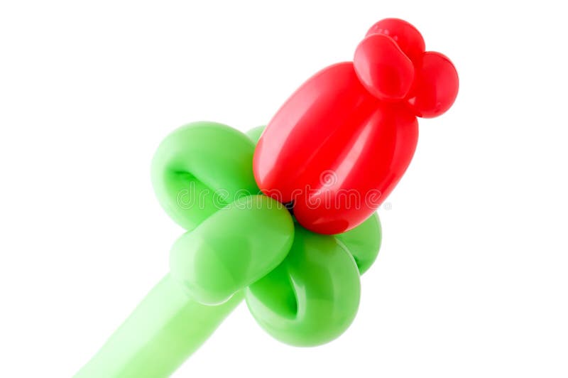Twisted Balloon Christmas Tree Stock Photo - Image of inflatable, twist ...