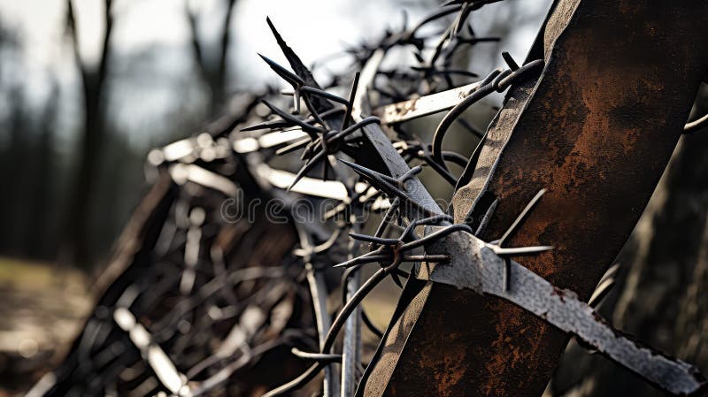 Twisted broken metal stock illustration. Illustration of bent - 369574192