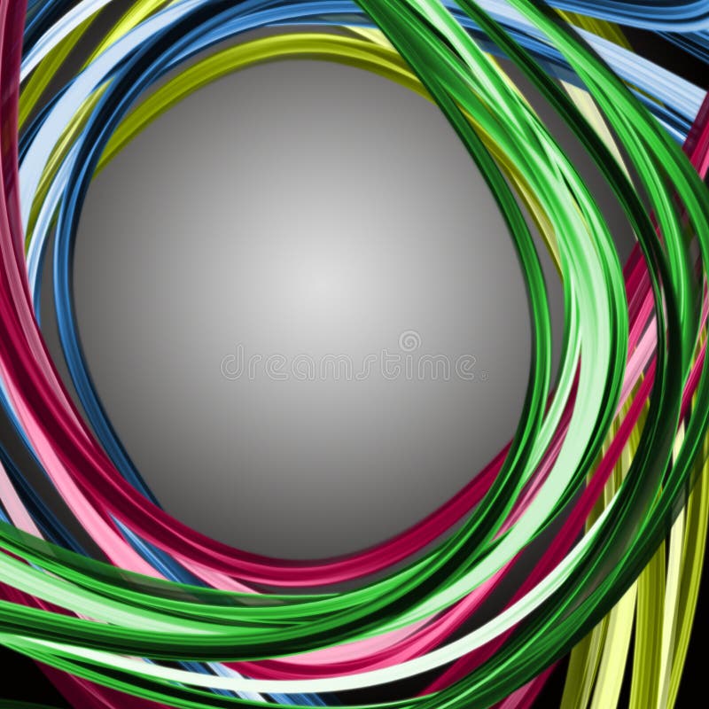 Twisted colors stock illustration. Illustration of decorative - 65150835