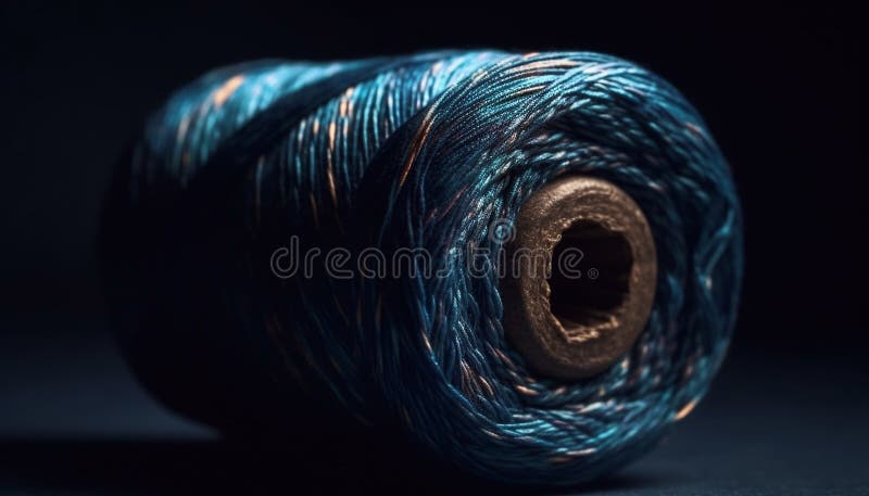 Twisted Copper Wire Spool Creates Abstract Metallic Sewing Pattern ...