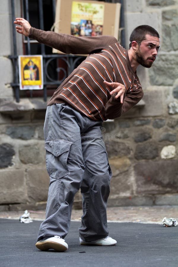 Strange big in the street. editorial photography. Image of smiling ...