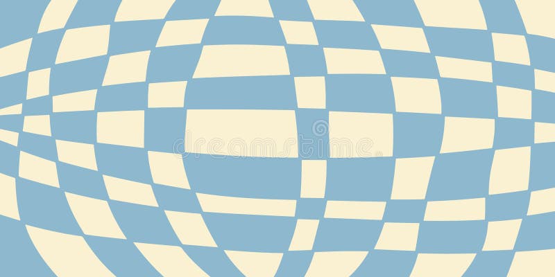 Twisted Distorted Checkered Retro Groovy Pattern Stock Illustration ...