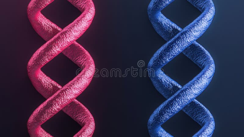 Twisted DNA Double Helix stock photo. Image of bright - 374146132