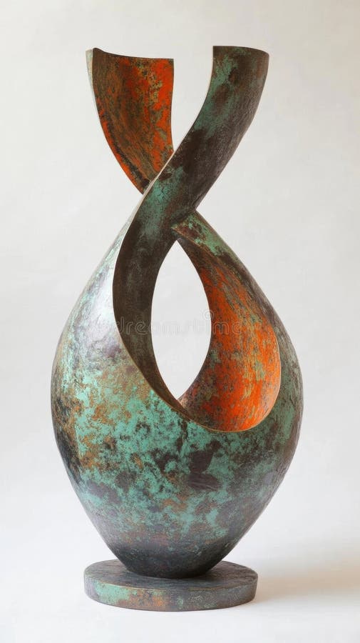 Twisted Embrace, a Sculptural Exploration of Intertwined Forms Stock ...