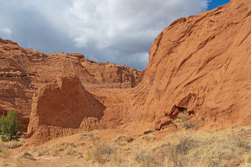 Twisted and Eroded Cliffs in the Desert Stock Photo - Image of arid ...