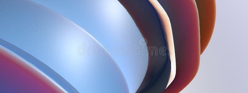 Twisted Folds of Pop Cylinders Blue and Pink Elegant and Modern 3D ...