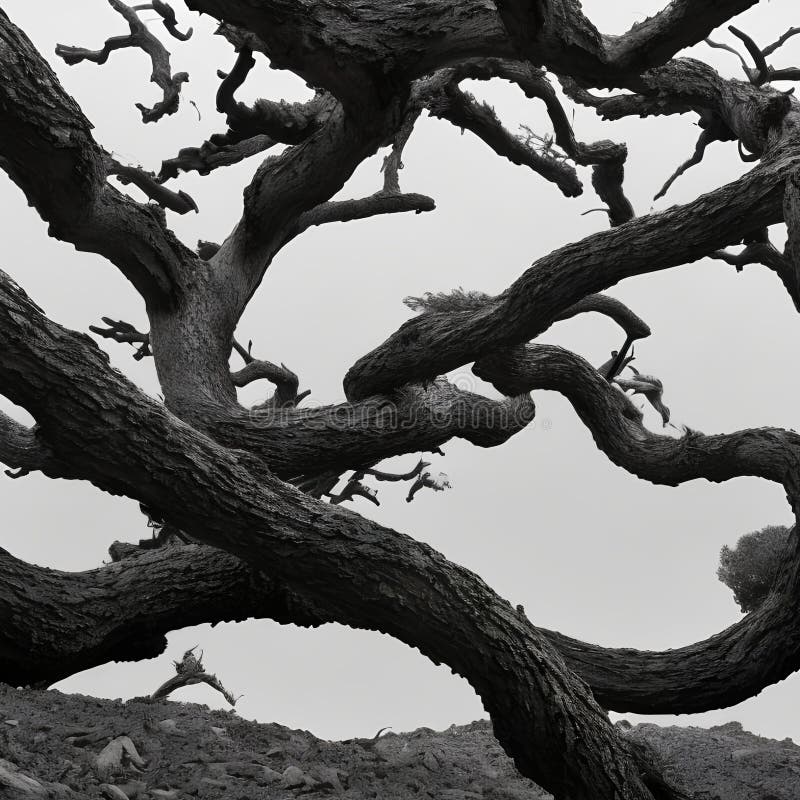 A Twisted and Gnarled Texture with Twisted Branches and Roots2 ...