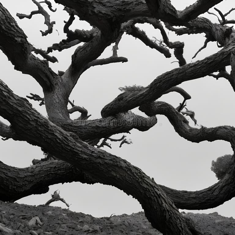 A Twisted and Gnarled Texture with Twisted Branches and Roots2 ...