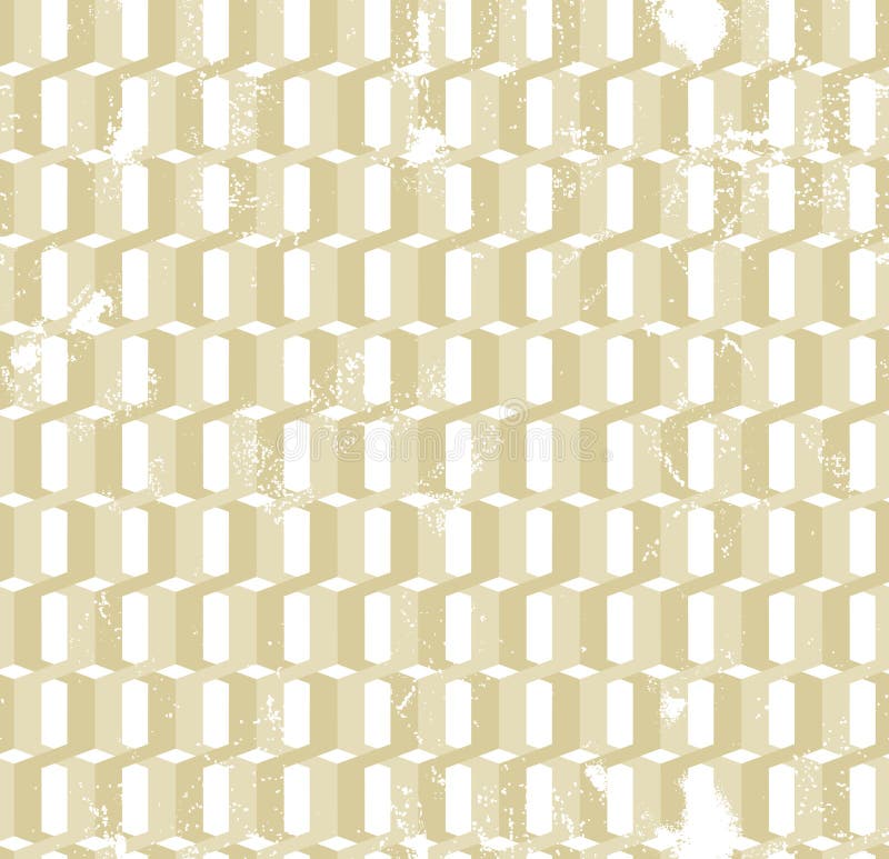 Twisted Gold Rings Grunge Seamless Pattern Stock Illustration ...