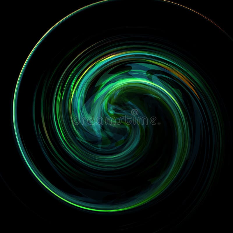 Twisted Green Shiny and Colorful Background, Vector Illustration Stock ...