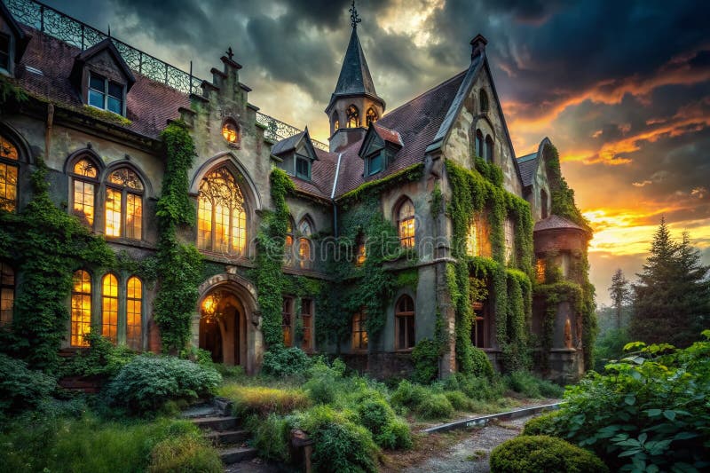 A Twisted Labyrinth of Decay Exploring the Surreal Architecture of a ...