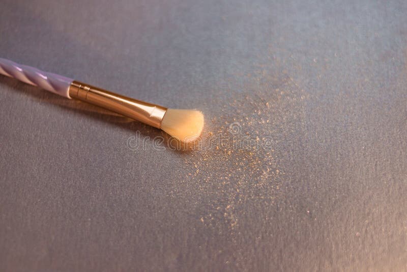 Twisted makeup brush stock image. Image of lifestyle - 142428745