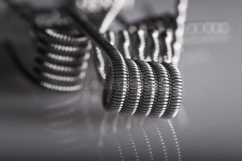 Twisted Multi Strand Vaping Coils Example. Stock Photo - Image of fused ...
