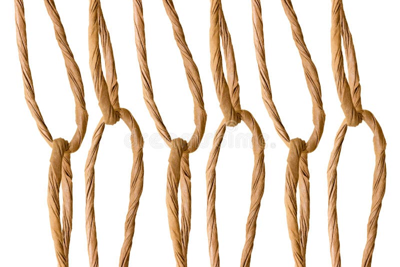 Twisted Paper Rope stock photo. Image of symbol, white - 73202414