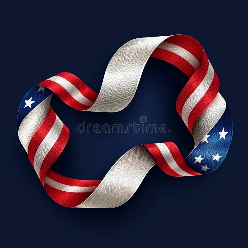 Red Ribbon Abstract Loop Dark Background Stock Photos - Free & Royalty ...