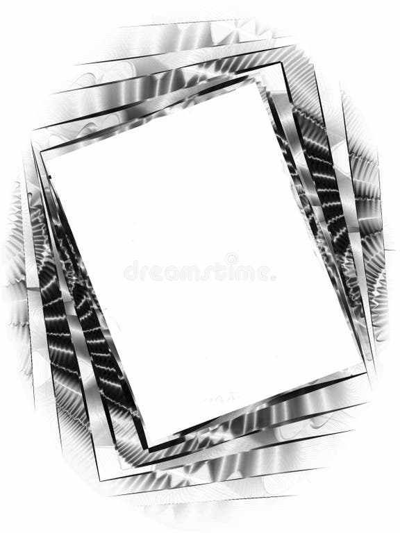Twisted Photo Picture Frame Stock Illustration - Illustration of design ...