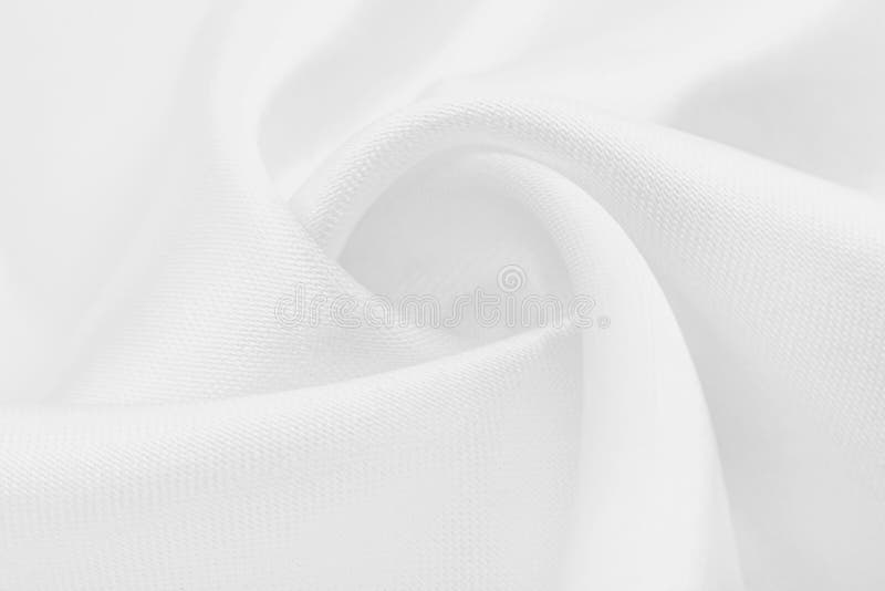 A Twisted Piece of White Fabric. White Material or Texture with Waves ...