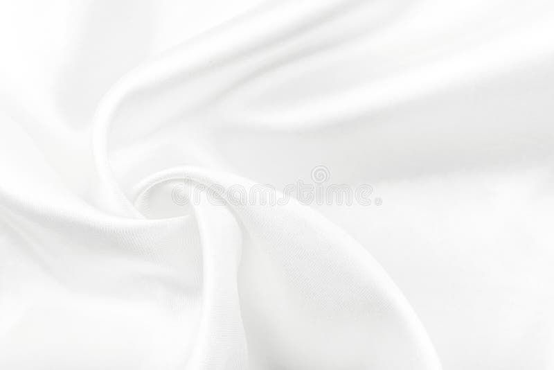 A Twisted Piece of White Fabric. White Material or Texture with Waves ...