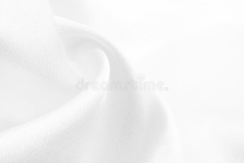 A Twisted Piece of White Fabric. White Material or Texture with Waves ...