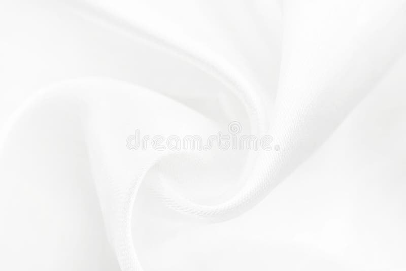 A Twisted Piece of White Fabric. White Material or Texture with Waves ...