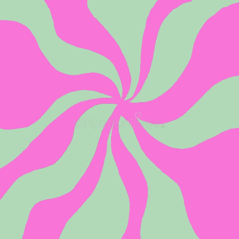 Twisted Pink Green Liquid Swirl Flow Groovy Stripe Y2K Pattern Stock ...