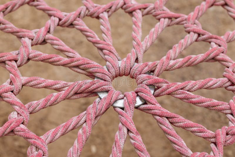 Pink Rope Bow Flower Form Isolated on White Stock Image - Image of ...