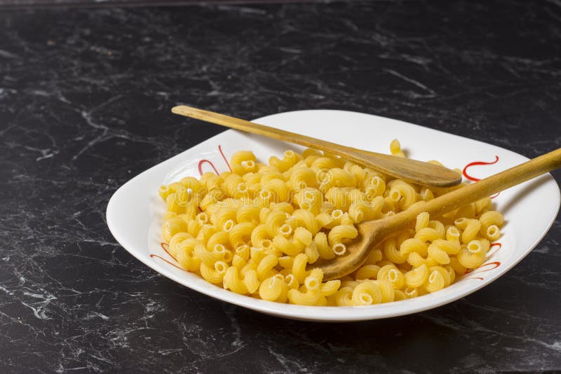 Twisted pipe pasta stock photo. Image of straw, pasta - 52297368