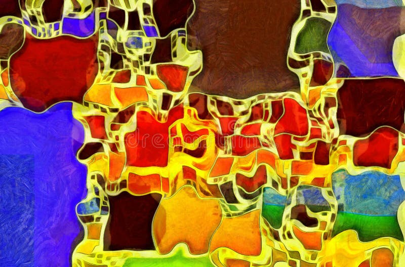 Twisted Rectangular Abstract Stock Illustration - Illustration of ...