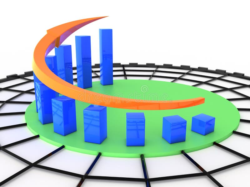 Twisted red arrow #3 stock illustration. Illustration of arrows - 38433944