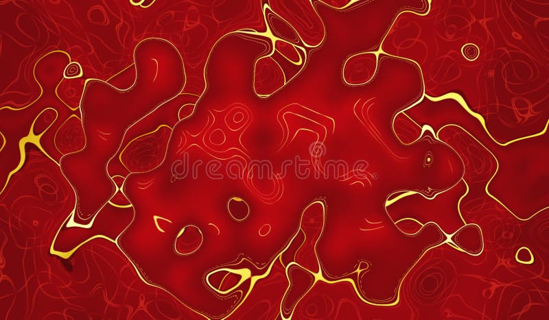 Twisted Red-gold Gradient Liquid Blur Abstract Backgrounds Stock ...