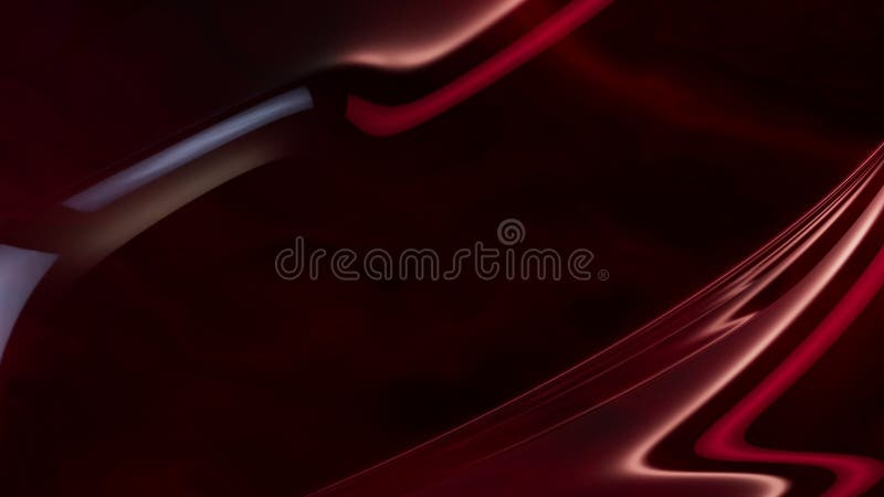 Abstract Deep Red 3D Twisted Shape Background Loop Stock Video - Video ...