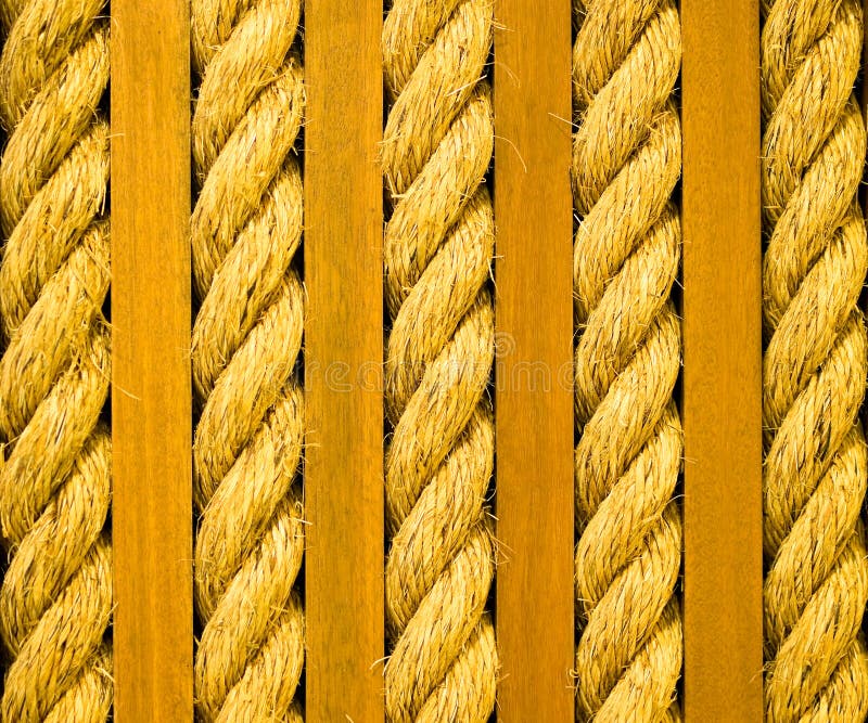 Twisted Rope and Wooden Planks Stock Photo - Image of wire, tight: 3828410