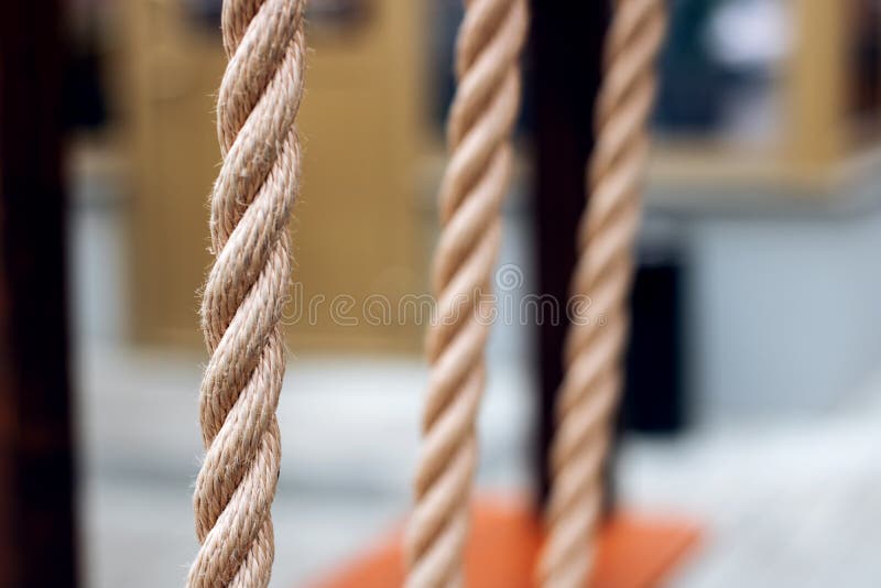A Twisted Rope of Yellow Color Close Up Stock Photo - Image of power ...