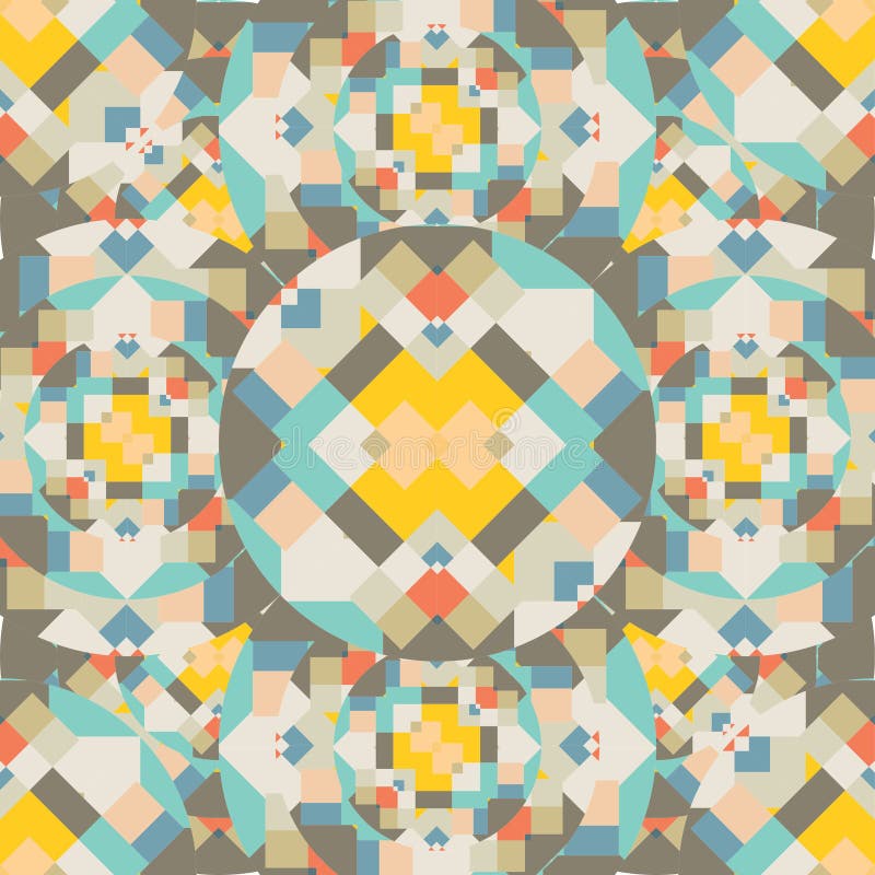 Twisted Shapes Vintage Retro Colors Edge Storm Stock Illustration ...